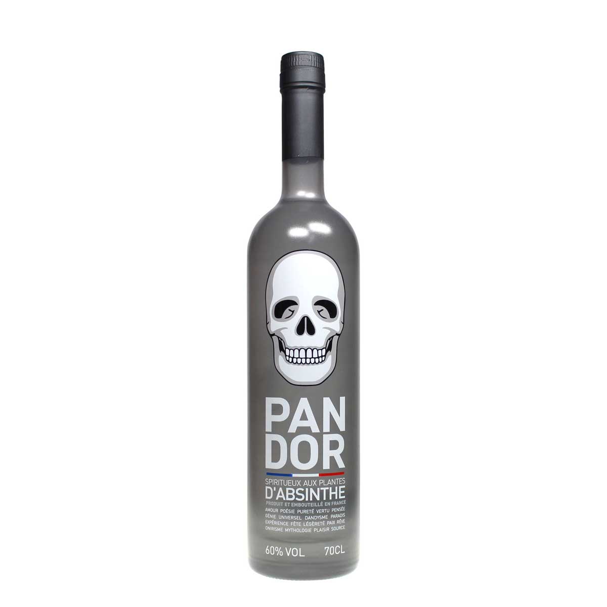 Pandor 60 Absinth Black – 0,7 l | Klarer Absinth ohne Anis